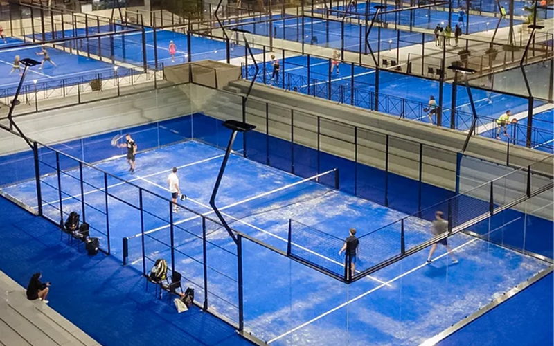 360 panoramic padel: stable innovation without columns